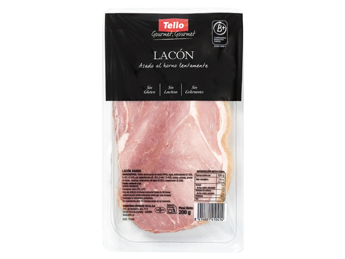 Sliced Cooked Pork Shoulder (Lacón) - GRUPO TELLO ALIMENTACIÓN