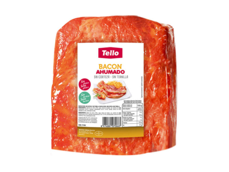 Rindless Smoked Bacon Cartilage-Free Halves - GRUPO TELLO ALIMENTACIÓN